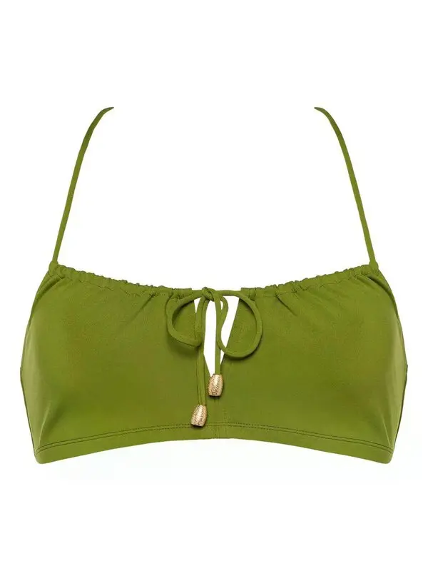 ERES Abysses Cropped Bikini Top - Green