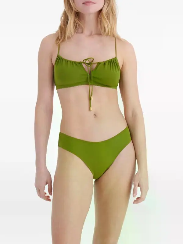 ERES Abysses Cropped Bikini Top - Green