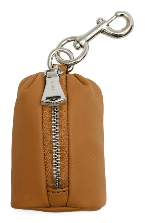 AIMEE Tamitha Leather Key Fob - Latte
