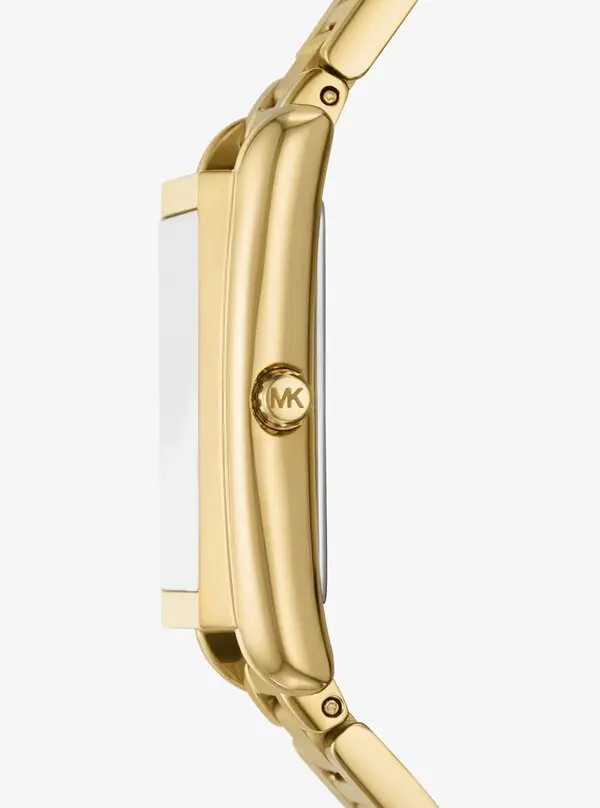 Michael Kors Essex -tone Rectangular Watch