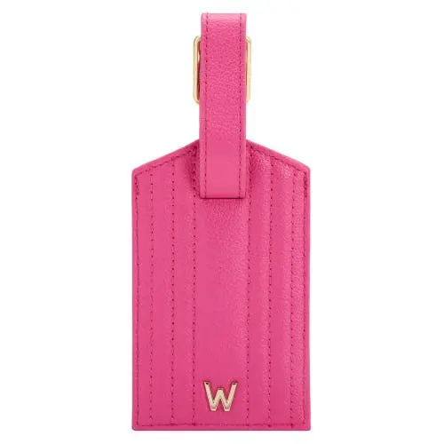 Wolf Mimi Luggage Tag - Pink