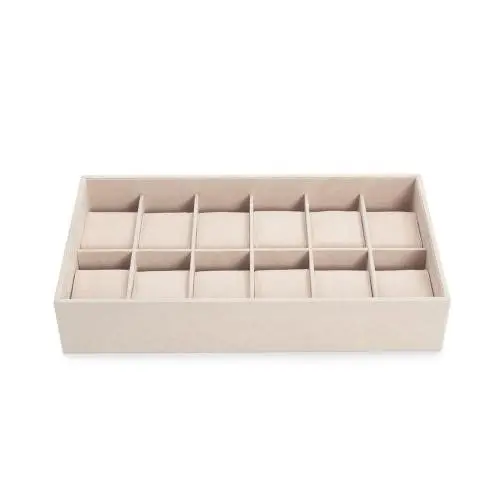 Wolf Vault 12-piece Watch Tray Insert - Beige