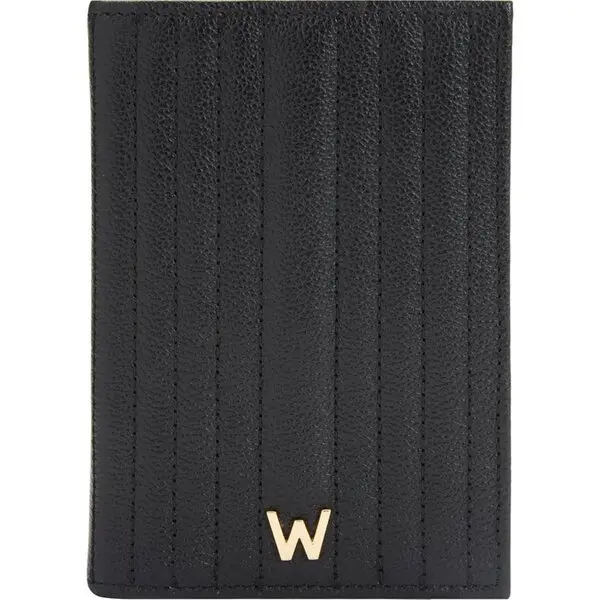 Wolf Mimi Passport Case - Black