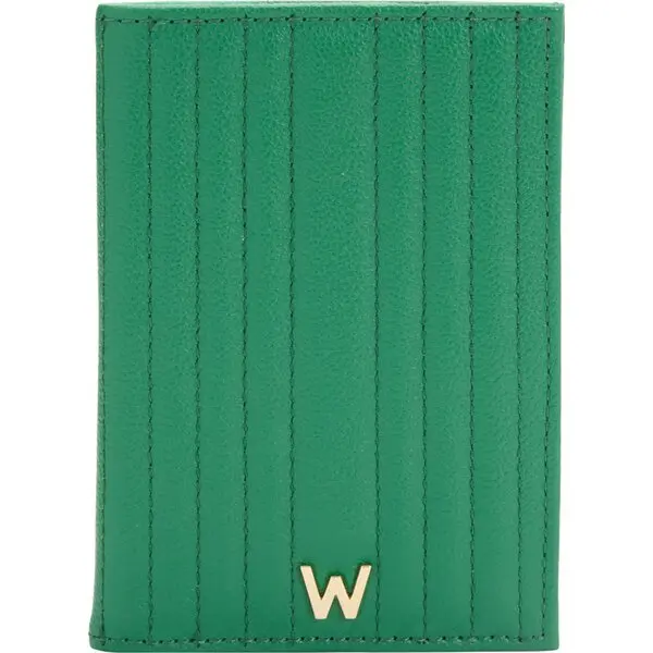 Wolf Mimi Passport Case - Forest Green