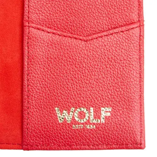 Wolf Mimi Passport Case - Red
