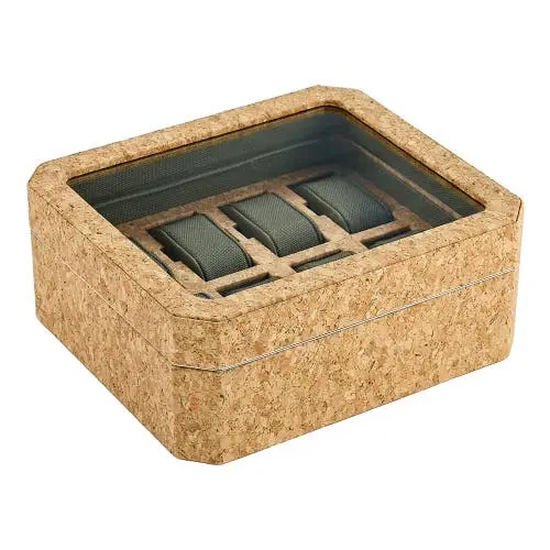 Wolf Cortiça 8-piece Watch Box - Cork