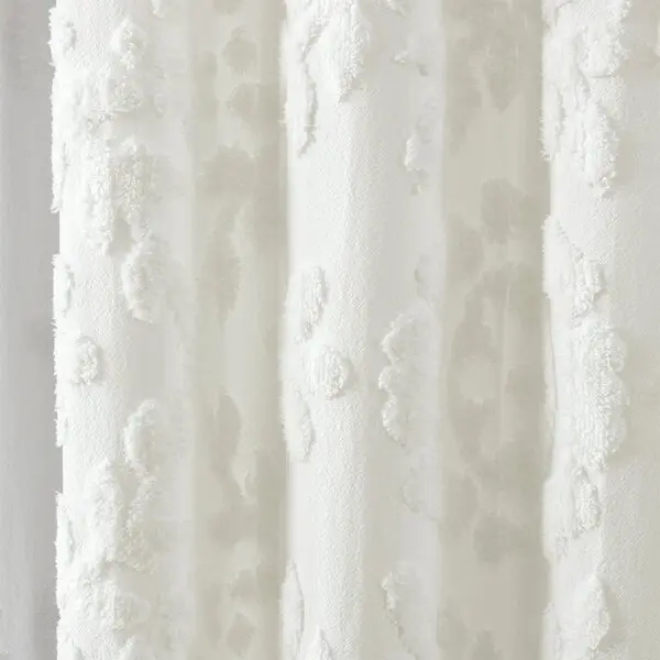 PERI HOME Chenille Laurel Shower Curtain