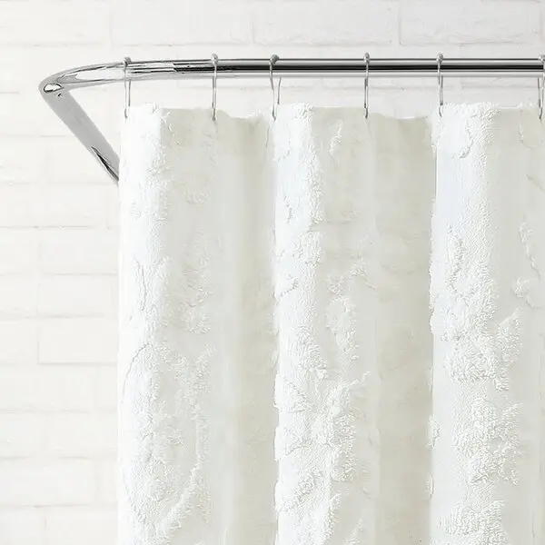 PERI HOME Chenille Laurel Shower Curtain