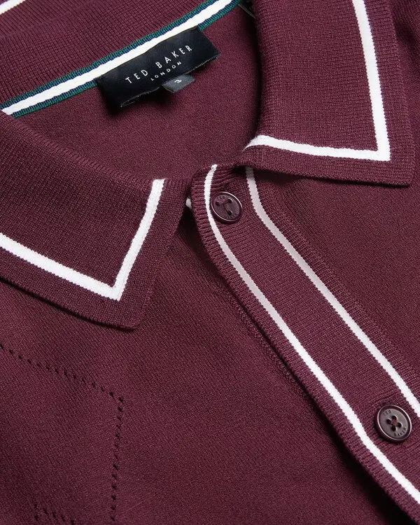 Ted Baker London Elmdon Diamond Stitching Button Shirt