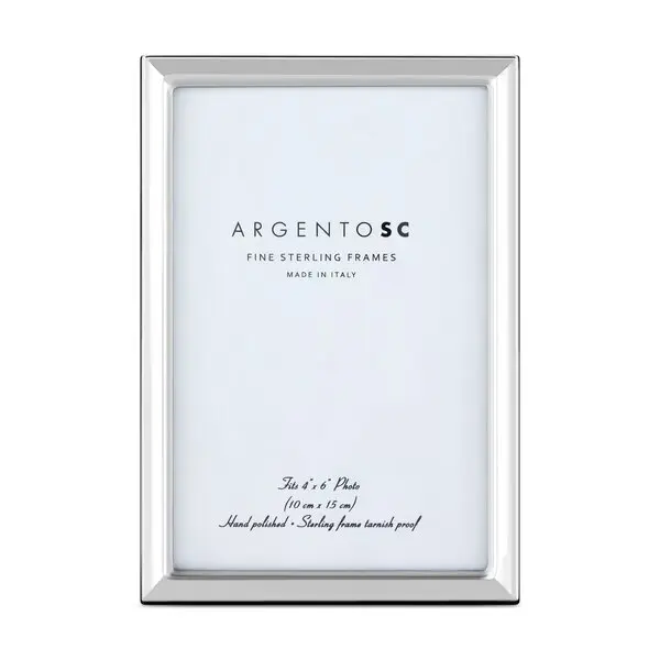ARGENTO SC Sterling Silver Frame, 4 X 6