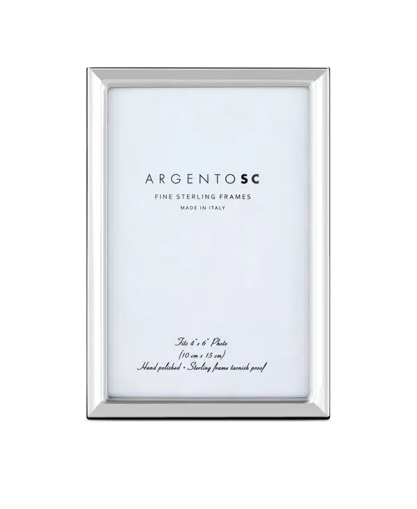 ARGENTO SC Sterling Silver Frame, 4 X 6