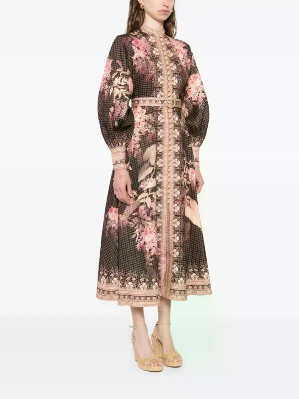 Zimmermann Linen Floral Dress