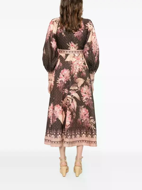 Zimmermann Linen Floral Dress