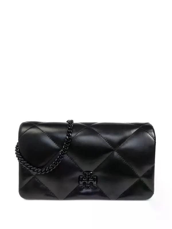 Tory Burch Quilted Leather Wallet - Black