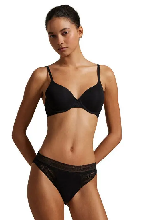 Polo Ralph Lauren Underwire Lace Demi T-shirt Bra