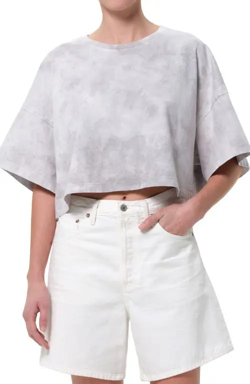 AGOLDE Arli Oversize Crop T-shirt - Turbine