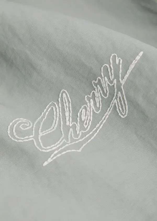 CHERRY LOS ANGELES Logo-embroidered Shell Jacket