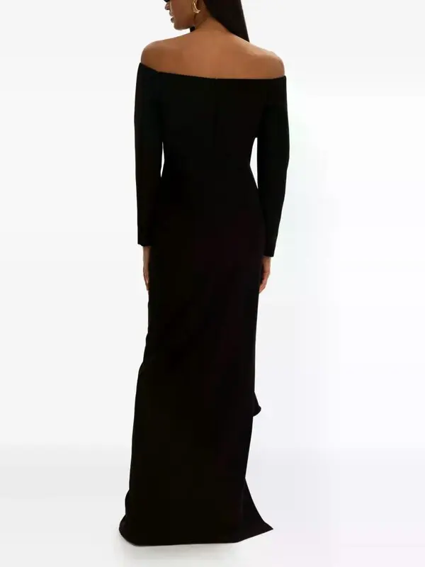 MOOS STUDIO Off-shoulder Dress - Black