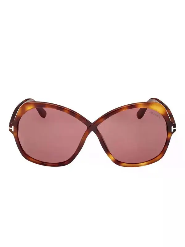 TOM FORD Butterfly-frame Sunglasses - Brown