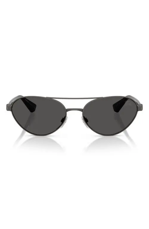 Burberry 58mm Pilot Sunglasses - Matte Grey/dark Grey
