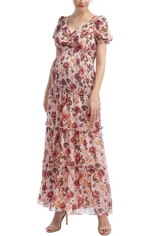 KIMI + KAI Aoife Maternity Maxi Dress