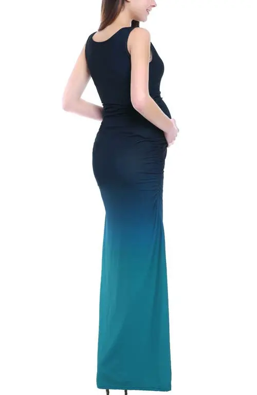 KIMI + KAI Ombre Tank Column Maternity Dress