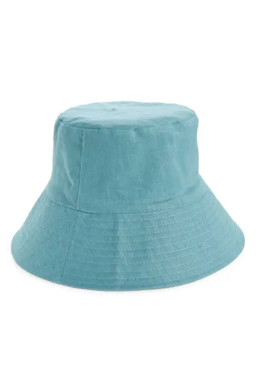 Treasure & Bond Linen Bucket Hat - Teal Dusty