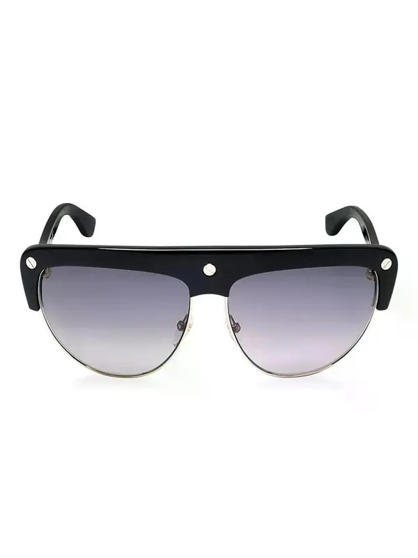 TOM FORD Geometric Frame Sunglasses - Black