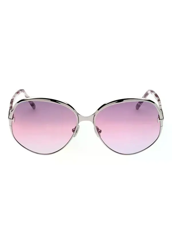 TOM FORD Round-frame Sunglasses - Silver