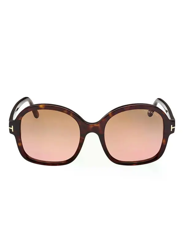 TOM FORD Oversized Sunglasses - Brown