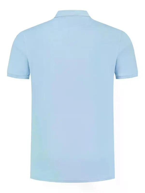 Fedeli Short-sleeve Polo Shirt - Blue