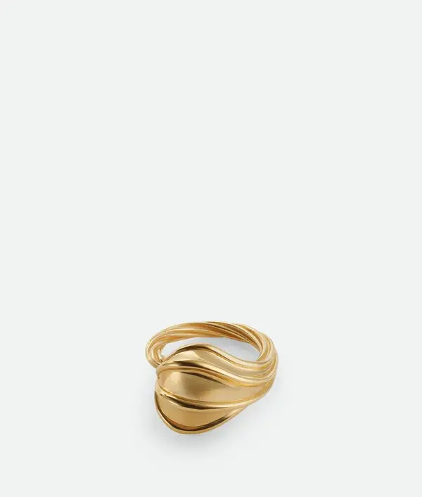 BOTTEGA  VENETA Drop Ring - Yellow Gold
