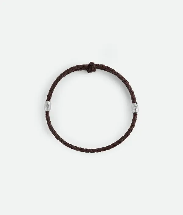 Bottega Veneta Braided Leather Bracelet - Fondant