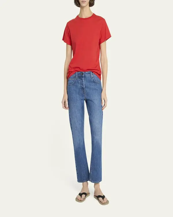 THE ROW Riaco Slim-leg Ankle Jeans
