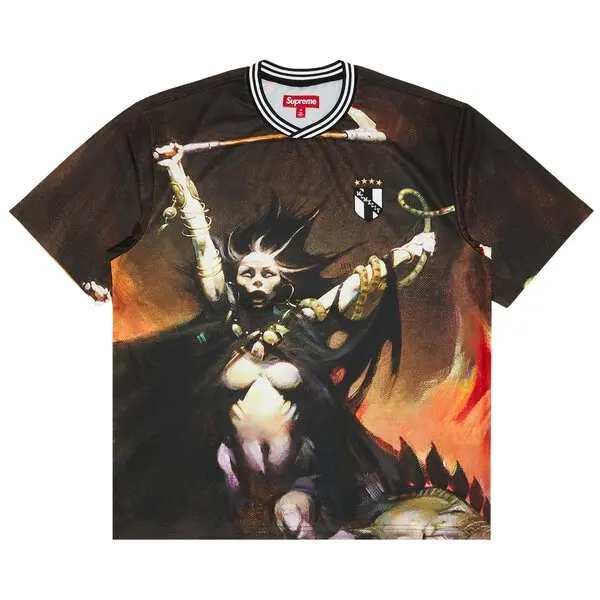 Supreme X Frank Frazetta Soccer Jersey - Multicolor