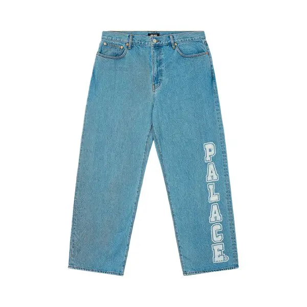 PALACE P90 College Stress Baggy Jean - Blue