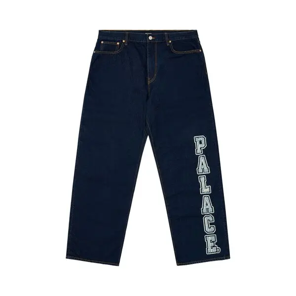 PALACE P90 College Stress Baggy Jean - Blue