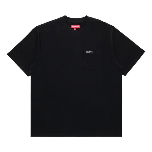 Supreme Short-sleeve Pocket Tee - Black
