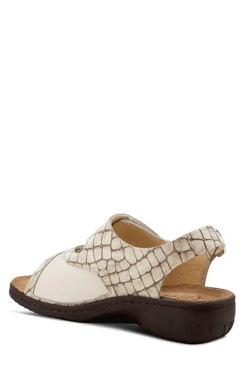 SPRING STEP SHOES Aksamala Embossed Slingback Sandal