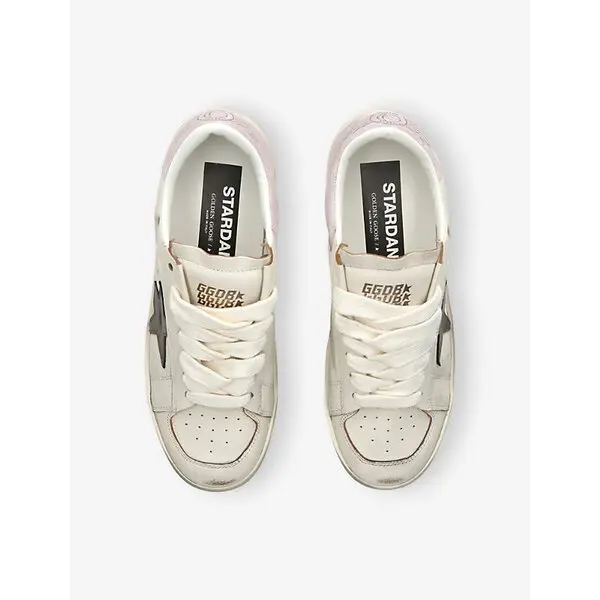 GOLDEN GOOSE Stardan Low-top Leather Trainers - White/oth