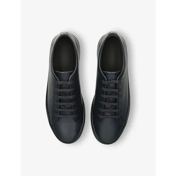 JAK Royal Leather Low-top Trainers - Navy