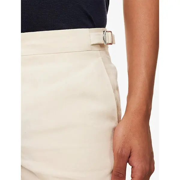 Orlebar Brown Norwich Slim-fit Linen Shorts - Chai