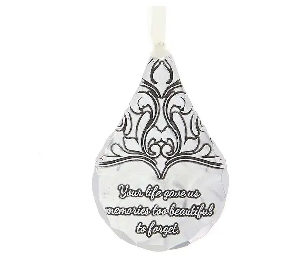 WENDELL AUGUST Teardrop Memorial Ornament
