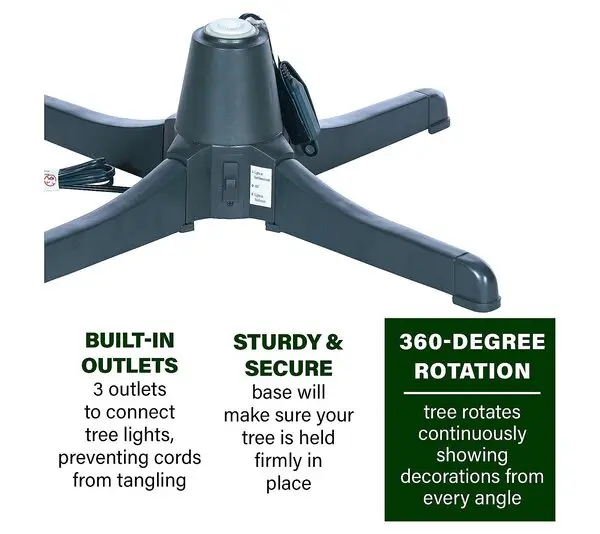 FRASER HILL FARM 26-in. 360-degree Rotating Tre E Stand
