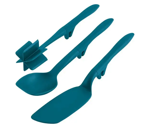 RACHAEL RAY 3-piece Lazy Crush & Chop Kitchen U Tensil Set - One-color