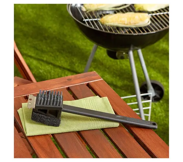RSVP 3-in-1 Nylon Grill Brush