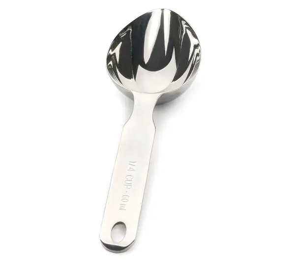 RSVP 1/4-cup Oval Measuring Scoop