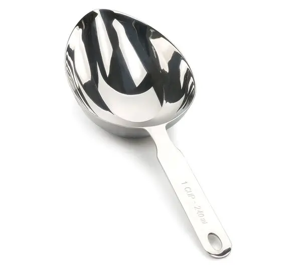 RSVP 1-cup Oval Measuring Scoop - One-color