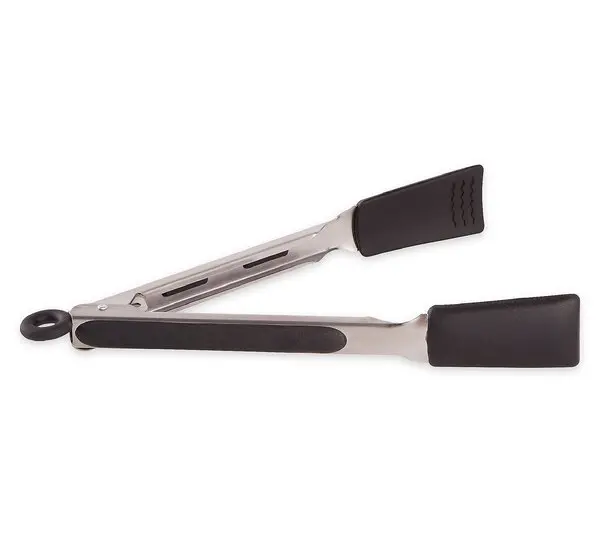 RSVP Square Silicone Tip Tongs - One-color