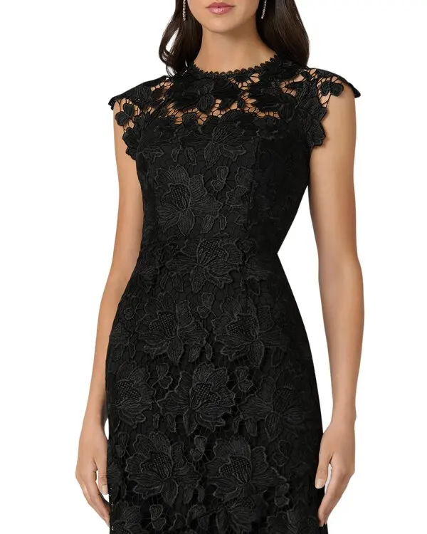 Shoshanna Raven Lace Dress - Jet | Editorialist